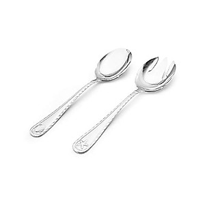 Towle Living Antigua Frost Serving Set, 2-Piece, Stainless Steel