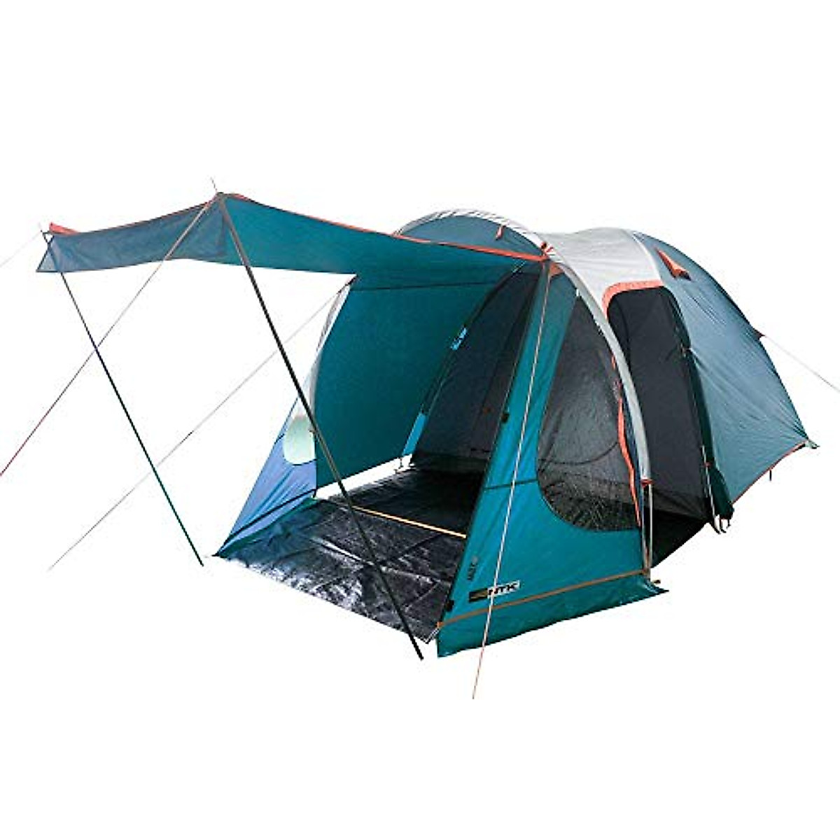 NTK Indy GT 5 to 6 Person Tent for Camping and Hiking| Lightweight & Portable | 100% Waterproof Dome & Breathable Mesh | 3 Season Outdoor Tent| High Performance Family Tent.