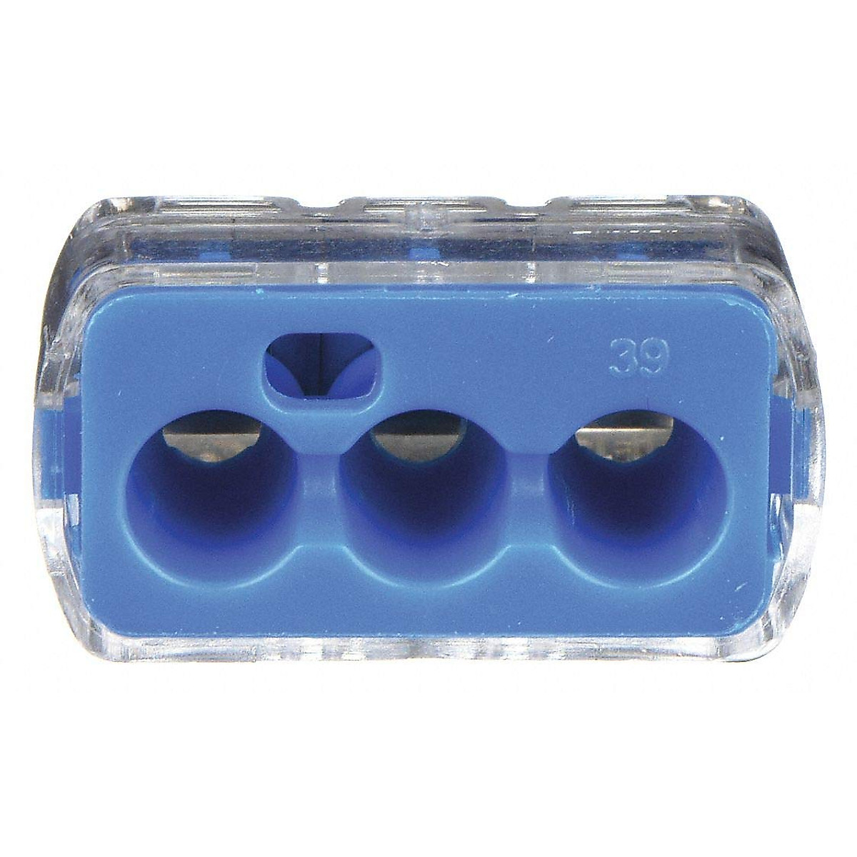 IDEAL INDUSTRIES INC. 30-1039 Model 39 Blue 3 Port In-Sure Push-in Wire Connector (50 Box)