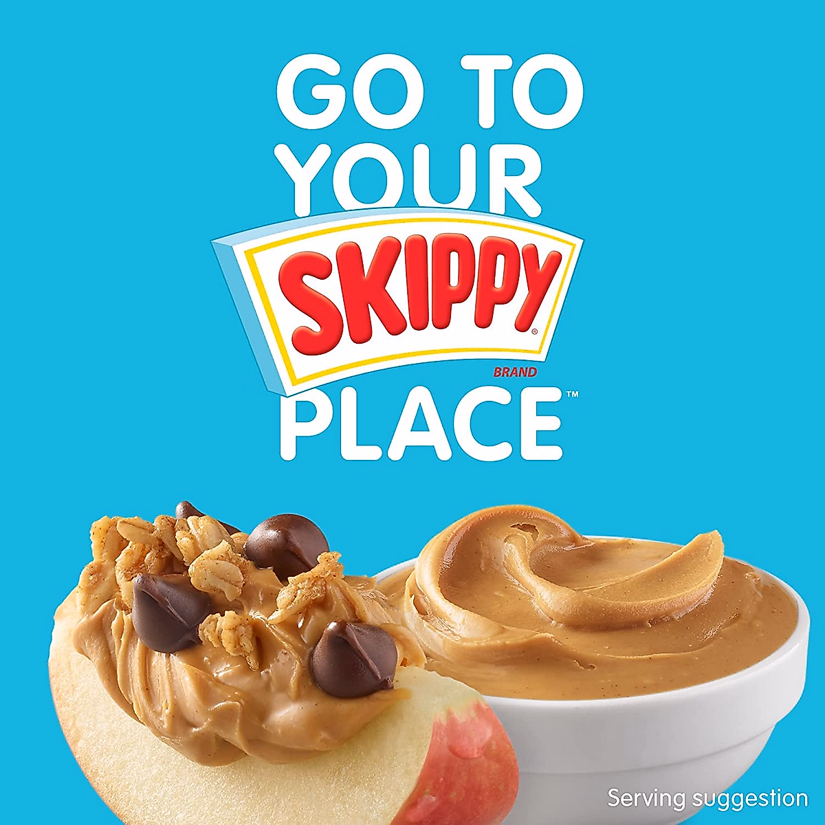 SKIPPY Creamy Peanut Butter Spread, No Sugar Added, 40 oz jar