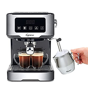 Capresso Café TS Touchscreen Espresso Machine, 50 ounces,Silver