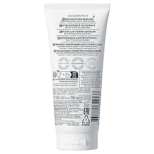 Vichy Pureté Thermale One Step Cleanser | Face Wash + Toner + Makeup Remover | No Rinse Required | Gentle Eye Makeup Remover | Suitable For Sensitive Skin & Contact Lenses | Non-Oily | Alcohol Free