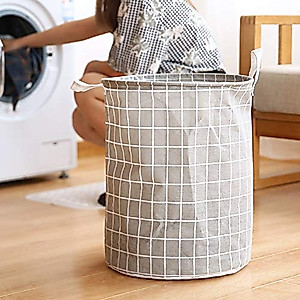 Large Storage Basket with Handle Collapsible Saving Space Laundry Basket Foldable Waterproof Basket for Home