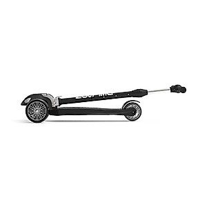 Jetson Scooters - Triton 3 Wheel Kick Scooter (Black) - Collapsible Portable Kids Three Wheel Push Scooter - Lightweight Folding Design - High Stability Lean-to-Steer Safety