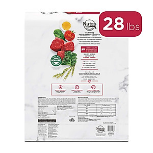 NUTRO NATURAL CHOICE Adult Dry Dog Food, Beef & Brown Rice Recipe Dog Kibble, 28 lb. Bag