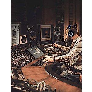 Smays ATH-M50x Cable, Coiled AUX Cord Replacement for Audio-Technica ATH-M40x, ATH-M70x Headphone with 1/4 inch Adapter, 4ft to 10ft