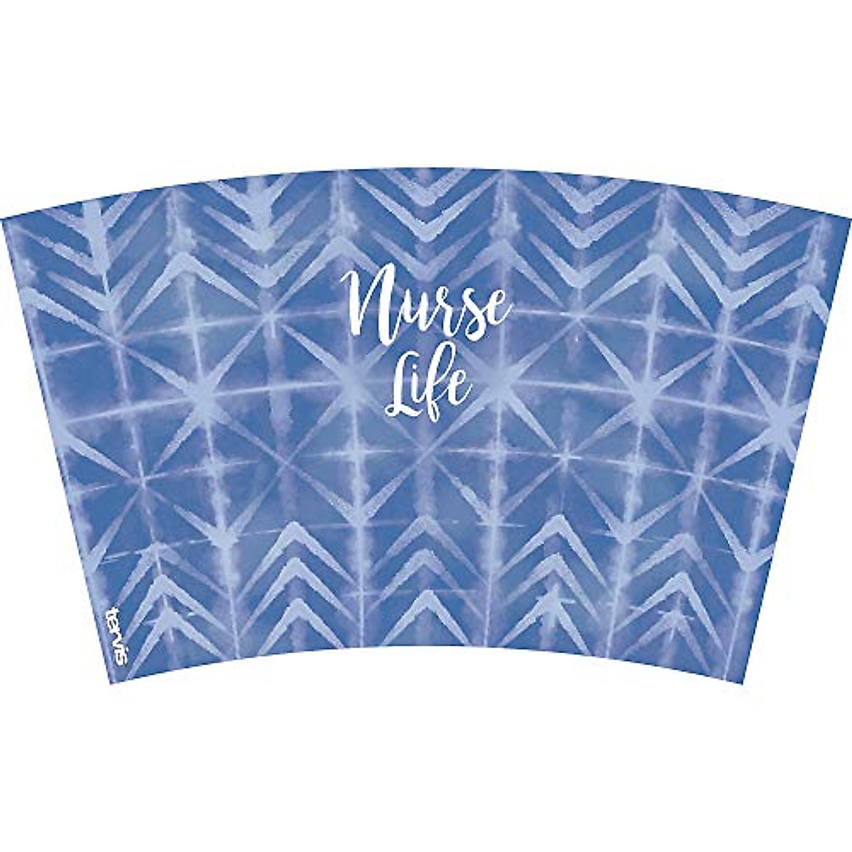 Tervis Nurse Life Made in USA Double Walled Insulated Tumbler Travel Cup Keeps Drinks Cold & Hot, 16oz, Clear