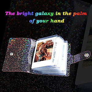 2Packs 36 Pockets 2x3 Photo Album for Fujifilm Instax Mini Camera, Polaroid Snap, Z2300, SocialMatic Instant Cameras & Zip Instant Printer (pink)