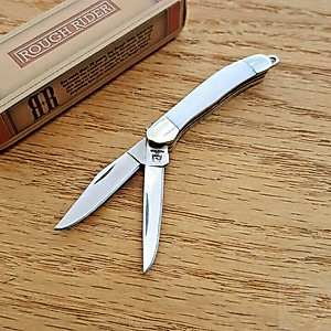 S.S. Folding Knives Tiny Copperhead Open Folding Pocket Knife Stainless Blade Mother Of Pearl Handle Outdoor Survival Hunting Knife for Camping by Survival Steel