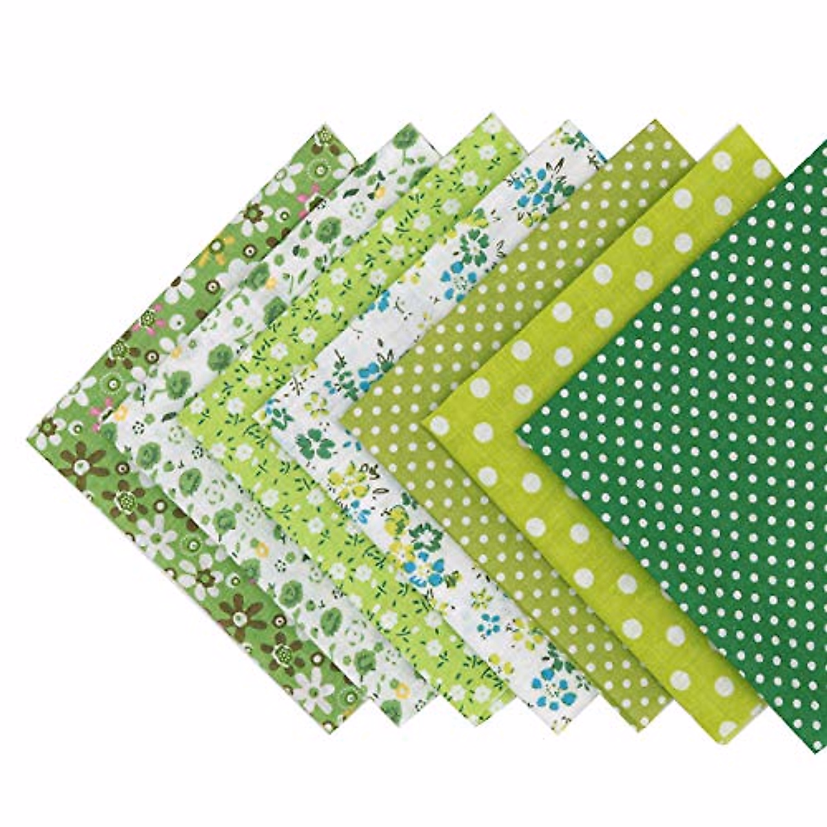 56pcs 9.8" x 9.8" Floral Printed top Cotton Fabric Bundle Squares Quilting Sewing Patchwork Cloths DIY Scrapbooking Crafts