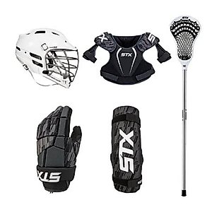 STX Stallion 75 5-Piece Youth Lacrosse Starter Set (CPV-R Helmet)