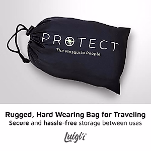 Mosquito Net for Cot, Crib & Cot Bed - Baby Mosquito Insect Net - Cat Net with Zipper Feature for Quick, Easy Access to Your Baby (by Luigi's)