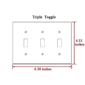 Switch Plate Triple Toggle - Turtle Animal Reptile Carapace Top Fins Tail