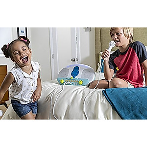 Singing Machine SMK1010 Kids Pedestal Karaoke System with Two Microphones, Stand and Voice Effects