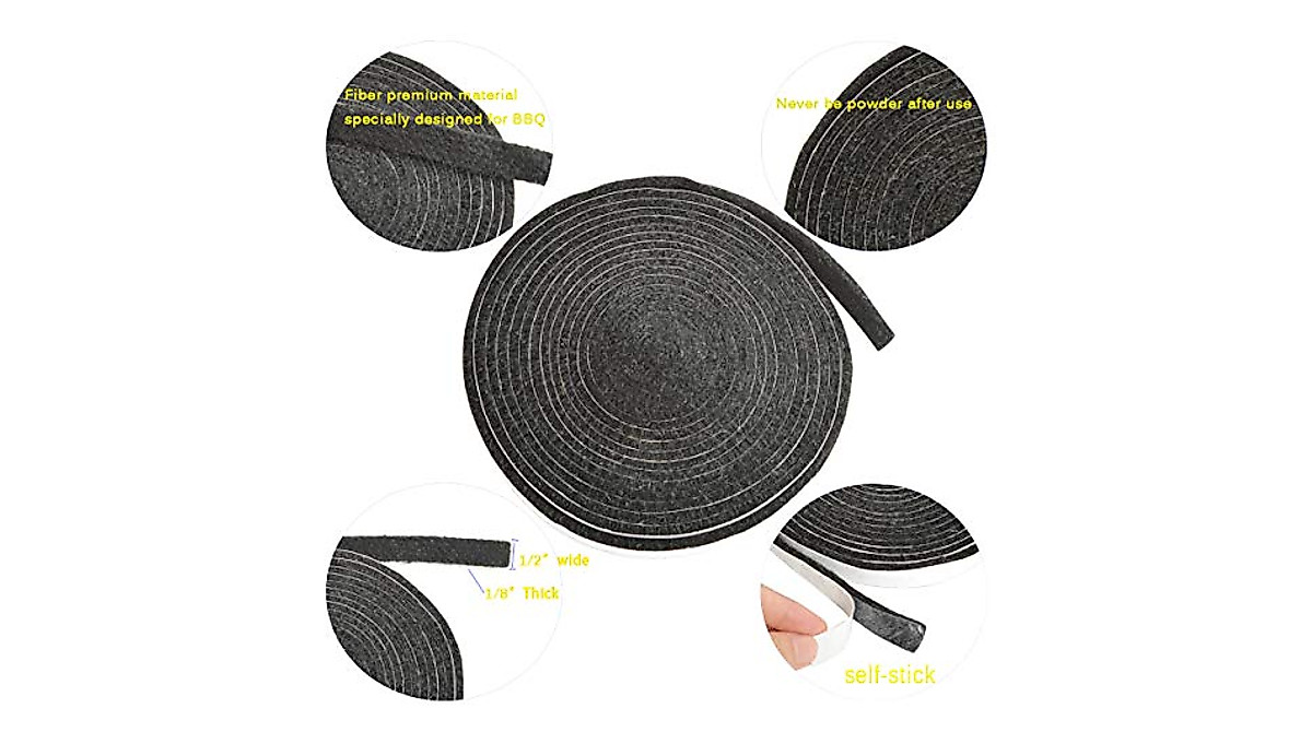 Onlyfire BBQ High Heat Gasket Replacement - Easy & Durable Seal