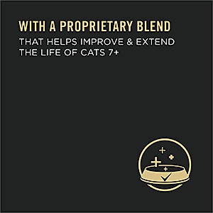Purina Pro Plan Grain Free Senior Wet Cat Food Pate, SENIOR Prime Plus Cod & Shrimp Entree - (24) 3 oz. Pull-Top Cans