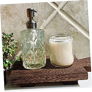 SHOWERORO Coffee Small Stool Plant Stands Small Wood Stool Simple Wood Stool Wooden