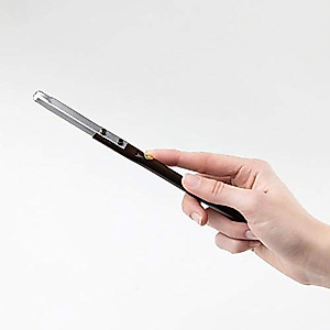 Wazakura Bonsai Double Edge Jin Knife 8.2 inches (210 mm) Made in Japan, Deadwood Carving Tool, Japanese Bark Scraper (Circle Shape)