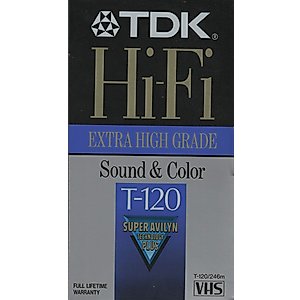 TDK T120HF Hi-Fi VHS Tape (120 Minutes)