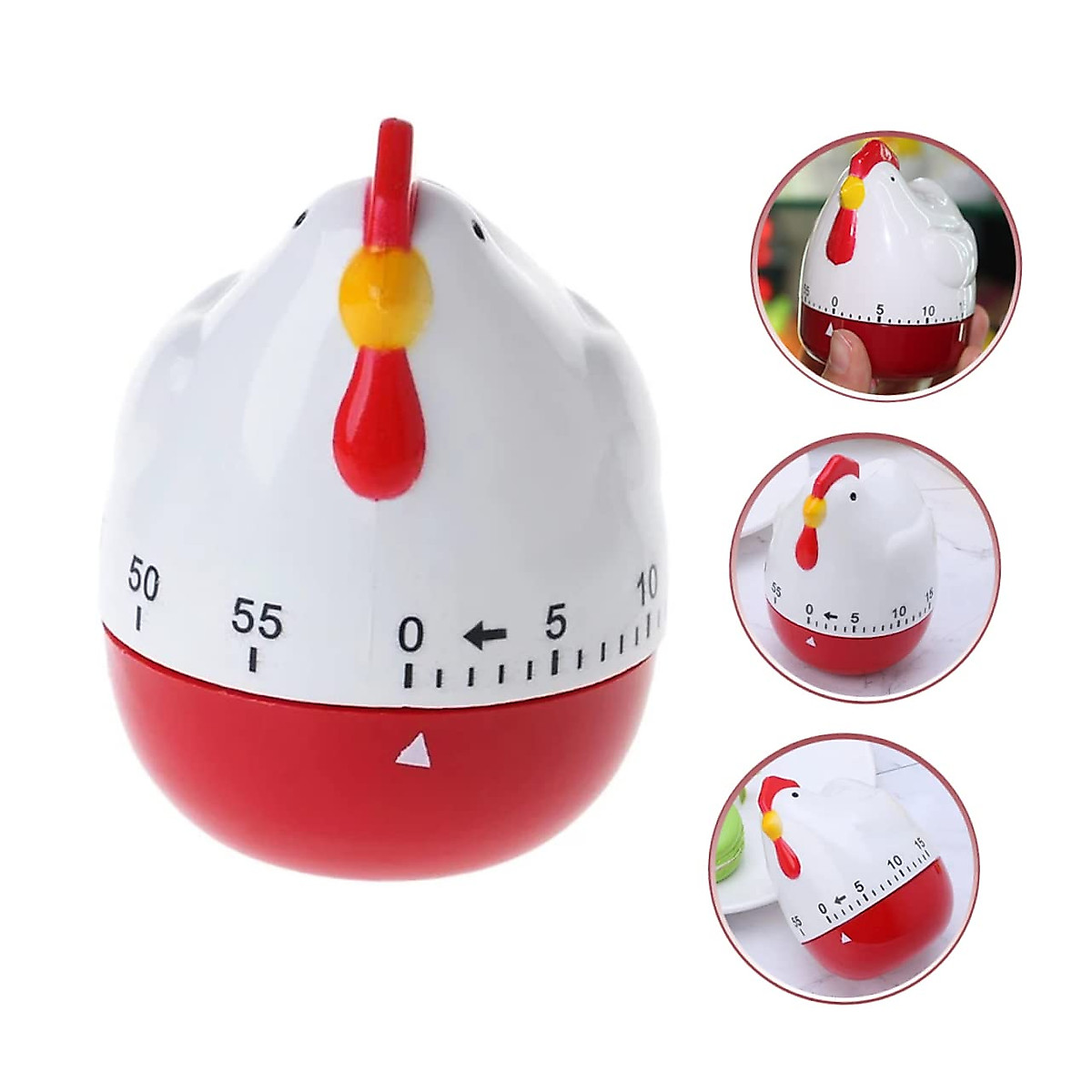jojofuny Kitchen Timer Egg Timer for Kids Digital Timer for Kids Countdown Timer Baking Reminder Child Kitchen Timer Timer Device Kitchen Timing Tool Cartoon Timer to Rotate Animal Plastic