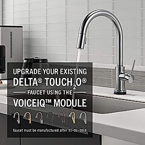 Delta Faucet VoiceIQ Module for Delta Touch2O Kitchen Sink Faucets, Alexa and Google Assistant Voice Activated, Smart Home, EP100855