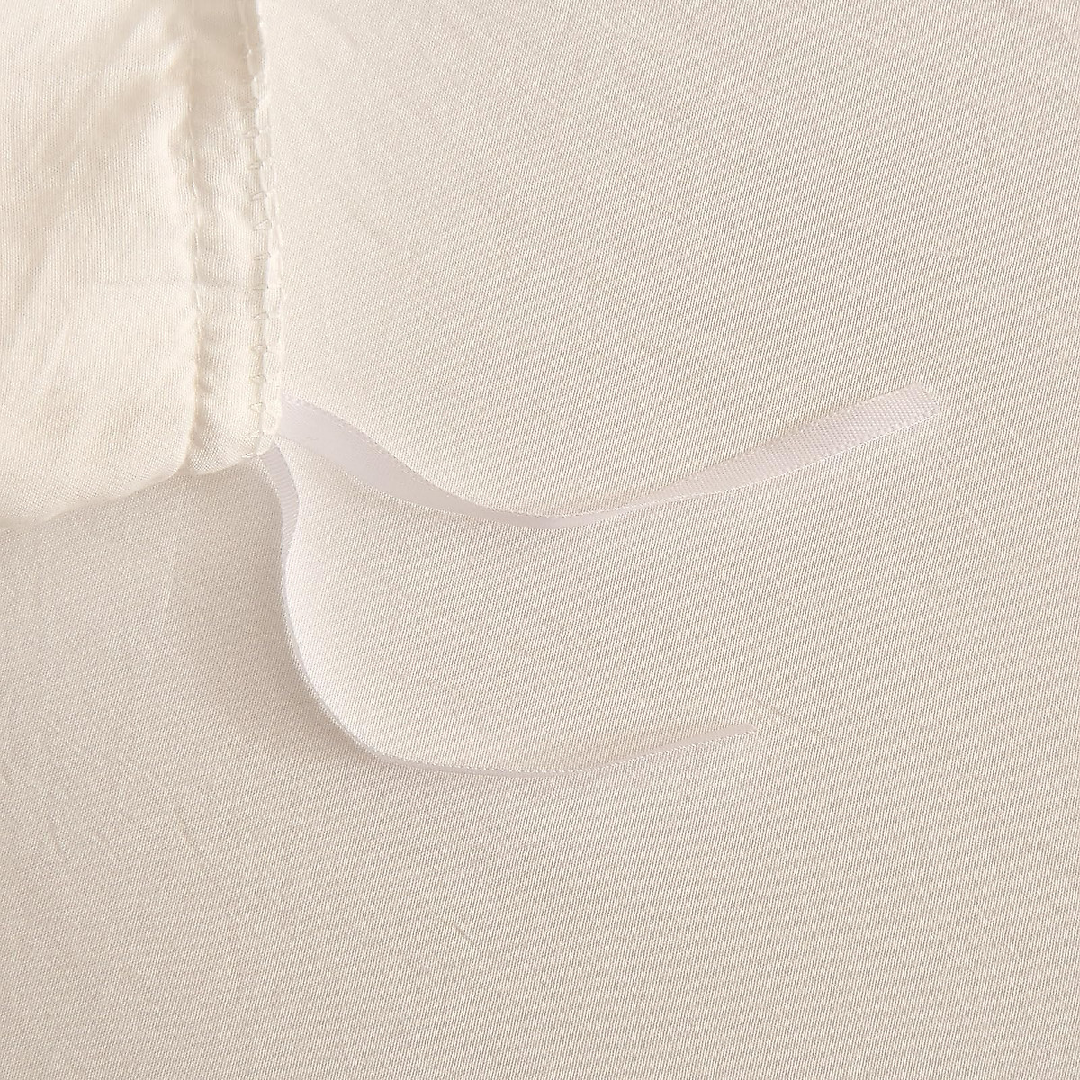 mixinni White Lace Ruffle Edge Duvet Cover Full 100% Washed Microfiber Chic Shabby Farmhouse Style Bedding Set with Zipper Ties Perfect for Him and Her Easy Care, Soft and Durable-Full Size