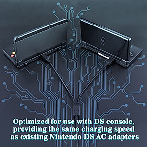 Funturbo All-in-1 DS Charger, 3DS DS Lite Charger Cable USB Charging Cord for Nintendo 3DS/3DS XL/2DS/2DS XL/DSi/DSi XL/DS Lite (2 Pack)