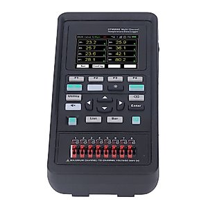 WEYI Temperature Data Recorder, High Accuracy Multi Channel Temperature Tester for Electronics Testing (US Plug)