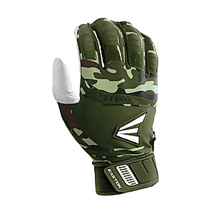 Easton Baseball Walk-Off Series Adult Batting Gloves, White Red, Small