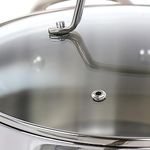 Martha Stewart Stainless Steel 5 Qt Dutch, Silver (128950.02)