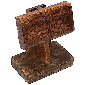 abhandicrafts 2 in 1 Watch Stand for Men Watch Display Stand Compliment All Watches/Moms, DADS, Grandparents Watch Organizer - Watch Holder