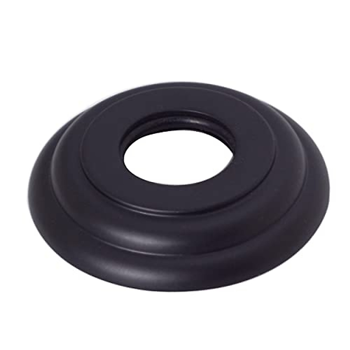 Westbrass 1/2" IPS x 12" Ceiling Mounted Shower Arm with Flange, Matte Black, D3612A-62