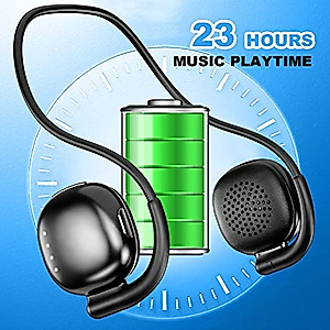 Nuhago Wireless Bluetooth Headphones Wireless Earbuds Bluetooth Earphones with Mic On-Ear Headphones for Sport Workout Cycling