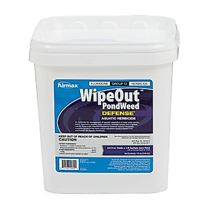 Airmax Wipeout Pond Weed Defense, Herbicide & Aquatic Weed Control, Controls Duckweed & Other Unwanted Submerged & Floating Vegetation, Easy-to-Use & Long Lasting, All-Season Treatment - 4 Ounce