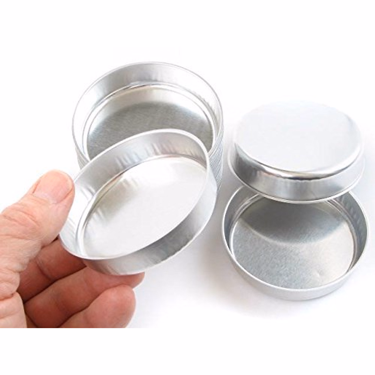 Disposable Aluminum 70 mm Smooth Wall Weighing Dish- Pack of 100