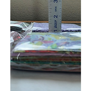 Tula Pink Fabric Scraps Pack for Crumb/Scrappy Quilting 100% Cotton