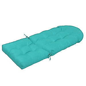 RISELY Rocking Chair Replacement Cushions, High Back Rocking Chair Cushion 44x19x4 inch, Outdoor Seat Back Chair Cushion Sunscreen and Fade-Resistant