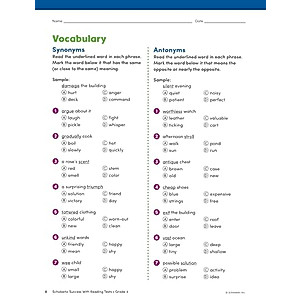 Scholastic Success with Reading Tests Grade 4 Workbook