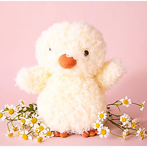 EASELR Cute Little Chick Stuffed Animals, 8" Soft Chick Plush Toy Chick Plushies Pillow Gifts for Kids Girlfriend Birthday Christmas Mother's Day (8inch)