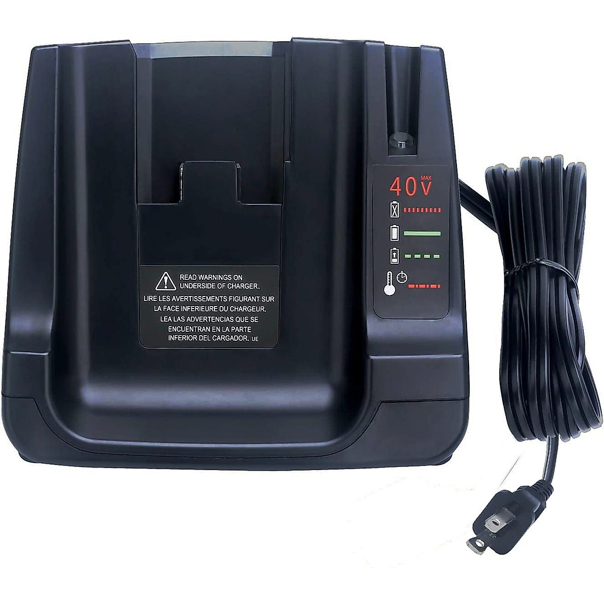ANOITD 40V MAX Battery Fast Charger LCS40 LCS36 Replacement for Black and Decker 36V 40V Max Lithium Ion Tool Battery LBXR36 LST540 LBX2040 LCS1240 LBX1540 Compatible with Black Decker 40 Volt Charger