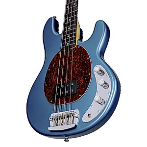 Sterling By MusicMan 4 String Bass Guitar, Right, Toluca Lake Blue (RAY24CA-TLB-R1)
