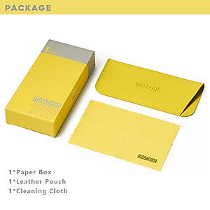 mosanana Trendy Small Cat Eye Polarized Sunglasses for Women Retro 70s Square Sun Glasses Stylish Narrow Skinny Shades UV Protection MS52358