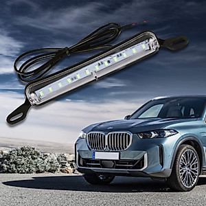 QODOLSI Pack-1 LED License Plate Light, Universal Car License Plate Light, Bright Running Light Reversing Lights LED License Plate Light (White)