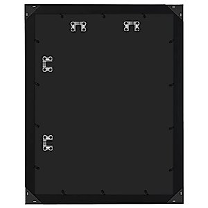 Americanflat 18x24 Poster Frame in Black - Composite Wood with Polished Plexiglass - Horizontal and Vertical Formats for Wall with Included Hanging Hardware
