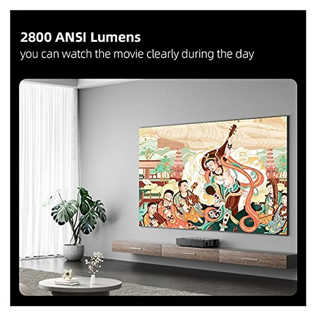 4K Laser Projector T1 Theater RGB Laser 3840x2160 UST Ultra Short Throw Beamer for Home ( Color : Theater(Global Ver) )