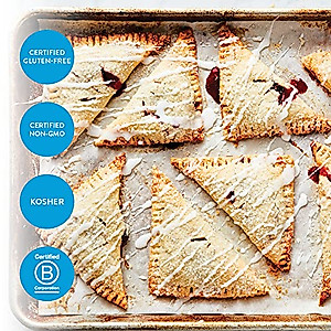 King Arthur Flour Gluten Free Pie Crust Mix, Packaging May Vary, 14 Oz