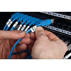 DYMO Industrial Labels for DYMO Industrial RhinoPro Label Makers, Black on Yellow, 1/2", 1 Roll (18490)