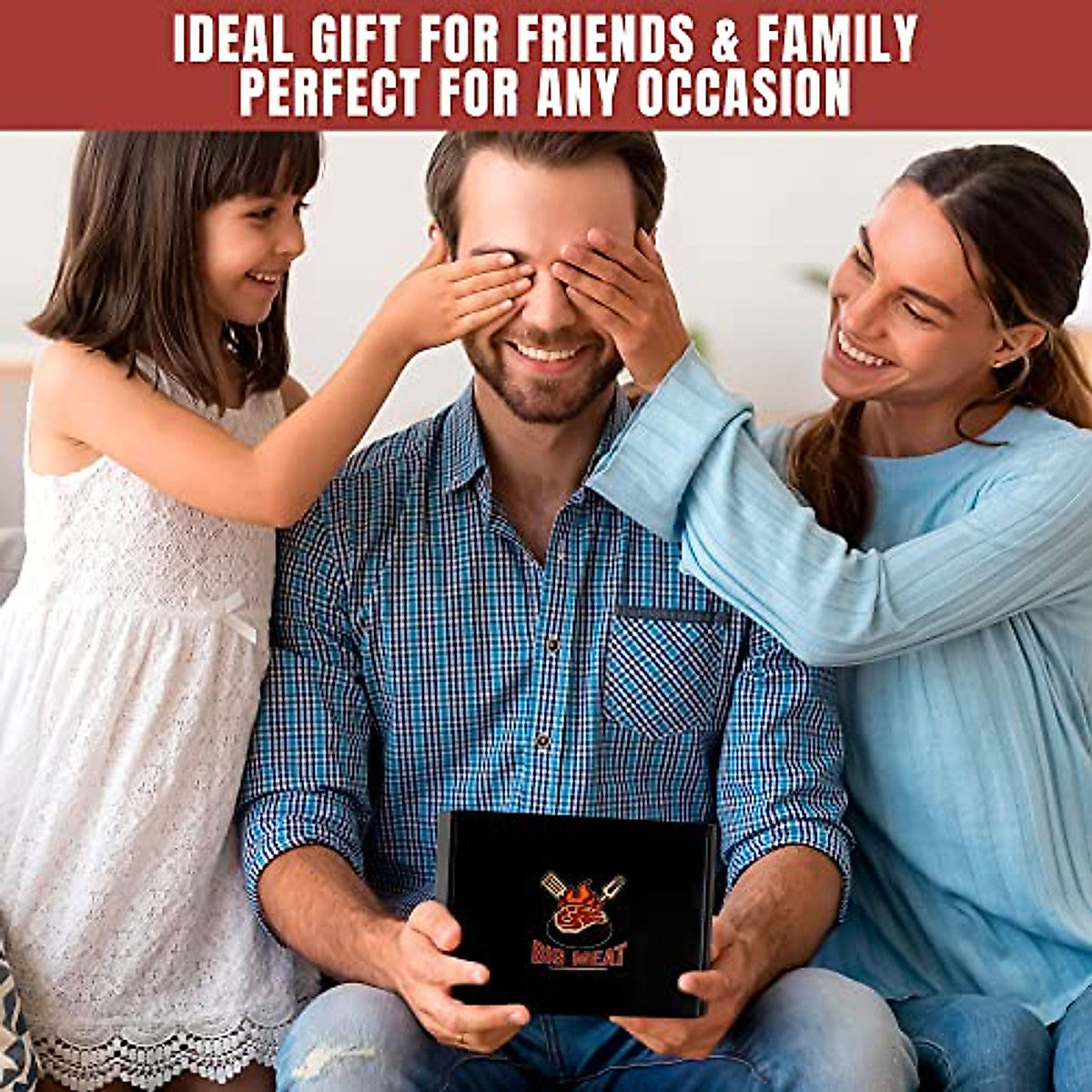 Big Meat Injectors For Smoking - Stainless Steel Meat Injector Syringe Starter Kit, 2oz Marinade Injector Gift Set with 3 Needles, Food Thermometer & Basting Brush - Food Injector