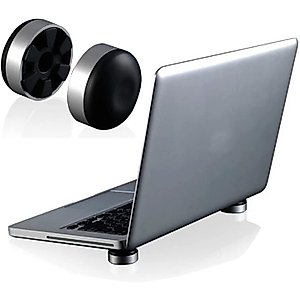 Xirhhur 2 Pcs Laptop Cooling Stand Laptop Cooling Pad Silicone Ball Portable Magnetic Heat Reduction Pad for Laptop