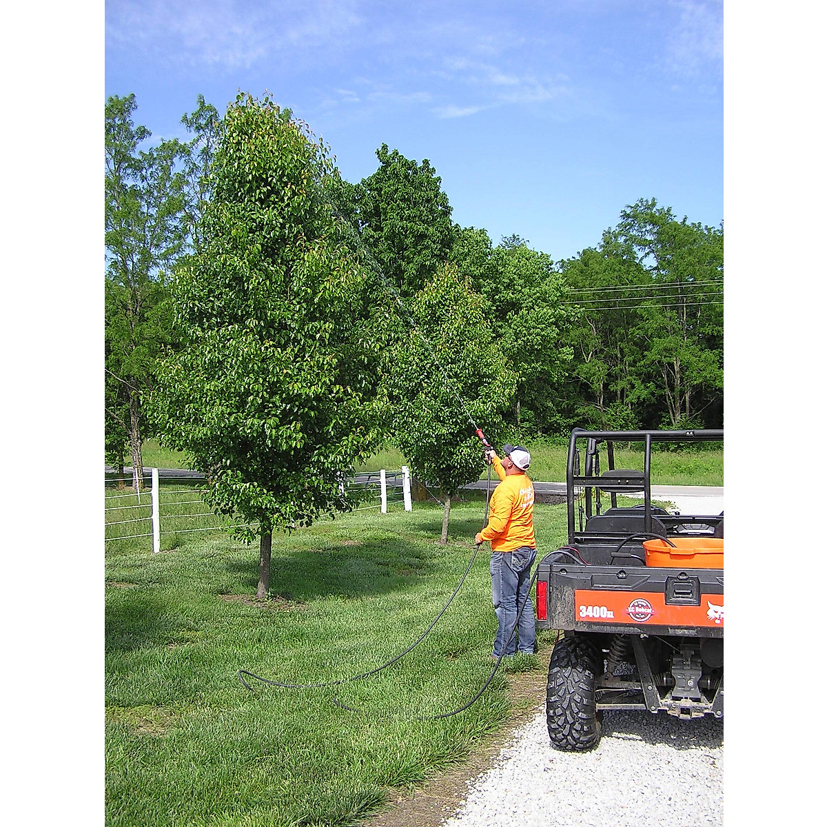 Valley Industries SG-2200-CSK Adjustable Flash Spray Gun-Up to 5.5GPM, 400 PSI, Interchangeable Nozzles, Red